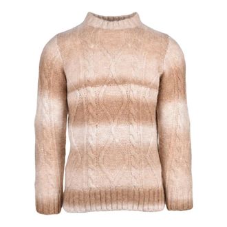 Daniele Alessandrini Pullover mit Rundhalsausschnitt - - Knitwear - Herren - Beige - S