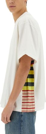 Bottega Veneta Checked Cotton Jersey T-Shirt - White