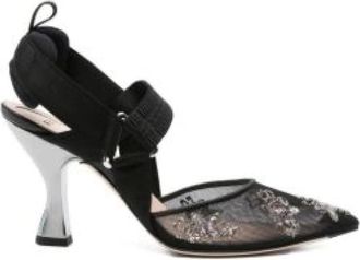 Fendi Damen, Schuhe, Schwarzk, 38 1/2 EUGröße