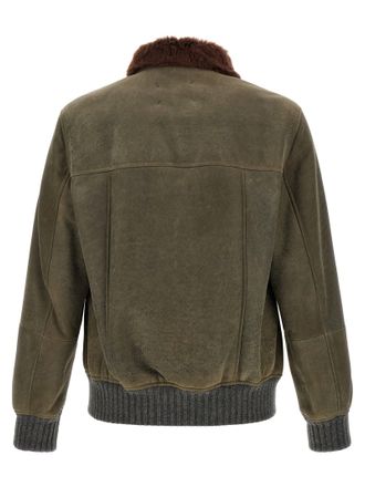 Brunello Cucinelli Bomber Jacket - Olive