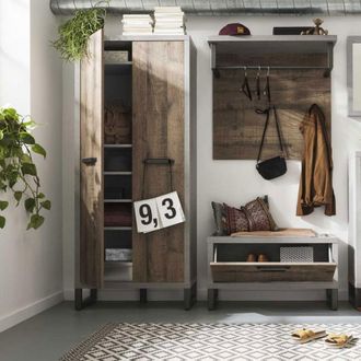 Composad Armadio Ingresso Multiuso Ufficio Design Moderno Industriale Dublin