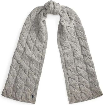 Polo Ralph Lauren &Eacute;charpe en laine - Femme - Accessoires - Gris - Taille: ONE Size