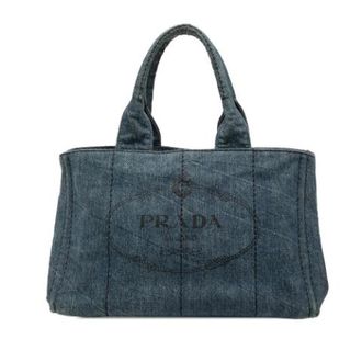 Prada Pre-owned Denim Satchel - - Pre-owned - Damen - Blau - ONE SIZE