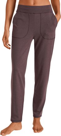 CALIDA Deepsleepwear Warming Hose Damen, mit Seitentaschen, mit breitem Bund, w&auml;rmender Merino-Tencel Mix