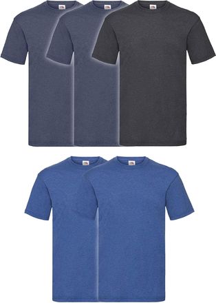 Fruit Of The Loom Original T 5-Pack Logo Mens T-Shirt