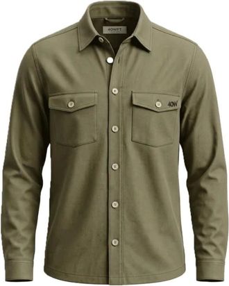 40weft 40Weft, Homme, Chemises, Vert, Taille: XL Casual Chemises