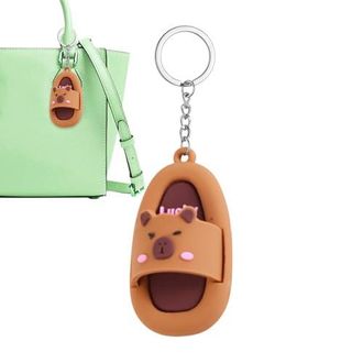 Generic Porte-cl&eacute;s avec charme, dessin anim&eacute; - Porte-cl&eacute;s | Pendentif porte-cl&eacute;s cr&eacute;atif en forme de chausson - PVC ornement &eacute;tui de t&eacute;l&eacute;phone charme porte-cl