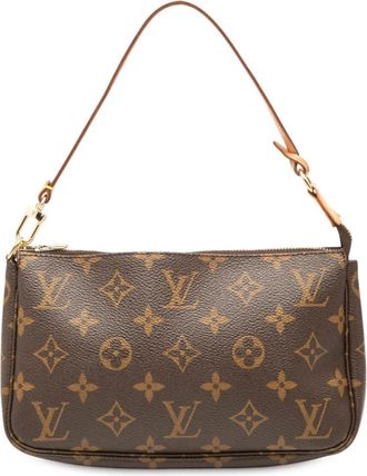 Louis Vuitton Hobo Bags - Monogram Pochette Accessoires - Gr. unisize - in Braun - f&uuml;r Damen