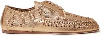 Prada Derbies en cuir tress&eacute;