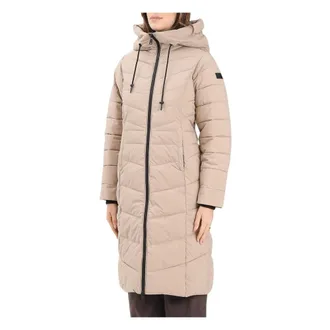 Only Only, Femme, Manteaux, Beige, Taille: 42 FR Doudoune Longue