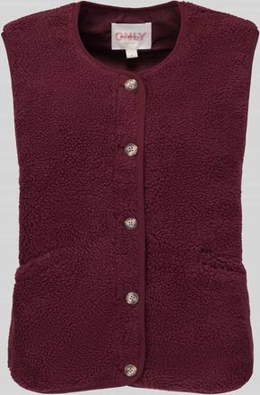 Only Regular Fit Weste in Teddyfell-Optik Modell BABY