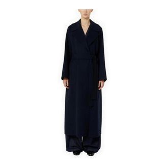 Max Mara Doris Woll-Bademantel - - Coats - Damen - Blau - M