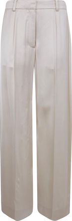 Toteme Wide Leg Satin Trousers