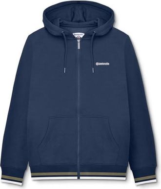 Lambretta Sweat &agrave; capuche zipp&eacute; pour homme, Bleu marine/vert kaki, 4XL