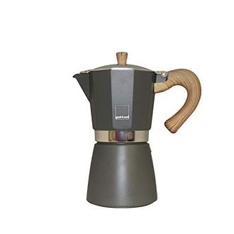 Gnali & Zani Venezia Espressokocher | Grau | F&uuml;r 6 Tassen | Alle Herdarten inklusive Induktion | Aluminium Espresso kocher | Griffe aus Softtouch-Kunststoff in Hol