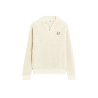 Maison Kitsun&eacute; Herren, Sweatshirts & Hoodies, Wei&szlig;, LGr&ouml;&szlig;e