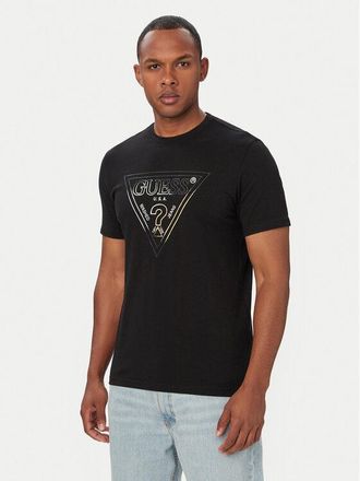 Guess T-Shirt M6GI11 K2992 Schwarz Slim Fit