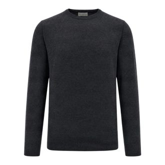 Ballantyne Rundhals-Strickpullover - - Knitwear - Herren - Grau - XL