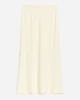 Arket Fallender Maxirock -Wei&szlig;