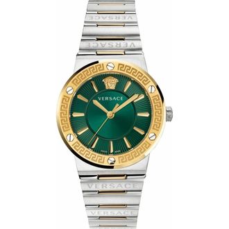 Versace Femme, Accessoires, Vert, Taille: ONE Size Montre Greca Logo