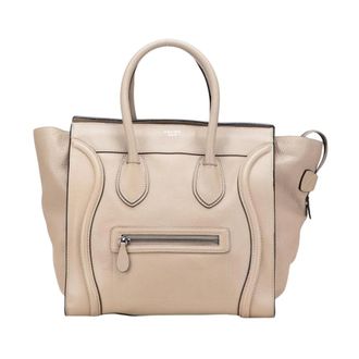 Celine Sac cabas en cuir Pre-owned - Femme - Pre-owned - Beige - Taille: ONE Size
