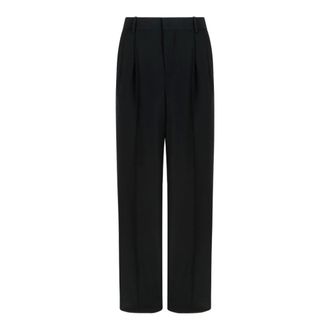 Balmain Homme, Pantalons, Noir, Taille: M Pantalon Tailleur en Laine