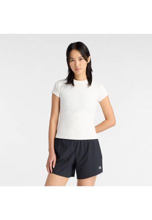 New Balance Damen T-Shirt RIBBED FITTED