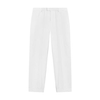 Dondup Pantalone in Cotton Melange - - Trousers - Herren - Wei&szlig; - W30