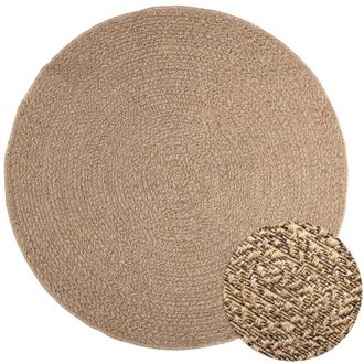 vidaXL Tapis 160 cm aspect jute intérieur et extérieur