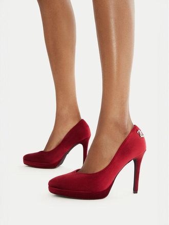 Juicy Couture High Heels EO-C5168-1 Dunkelrot