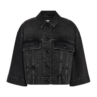Mos Mosh Graue Deluxe Jacke mit &frac34; &Auml;rmeln - - Jackets - Damen - Grau - M