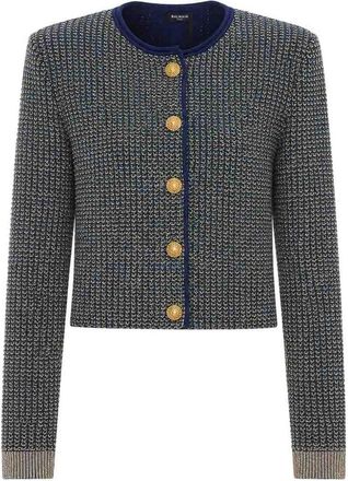 Balmain Cardigan - Bleu