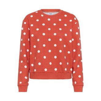 Saint Tropez Valiant Poppy Ice Big Dot - 30 - Femme - Sweatshirts et sweats &agrave; capuche - Rouge - Taille: 46 FR