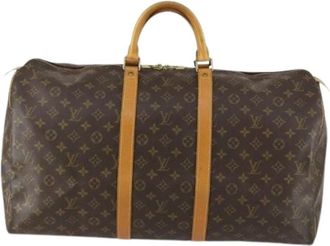 Louis Vuitton unisex, Pre-owned, Brun, Taille: ONE Size Sac Week-end en Toile Pre-owned