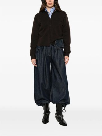 Guest In Residence Cropped Sweater - Blue