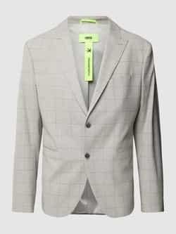 Cinque 2-Knopf-Sakko in melierter Optik mit Gitterkaro Modell Dato