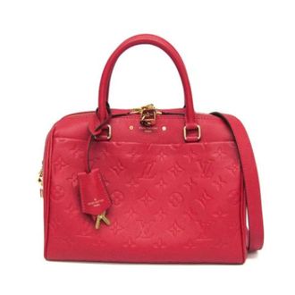 Louis Vuitton Sac &agrave; main en toile Pre-owned - Femme - Pre-owned - Rouge - Taille: ONE Size