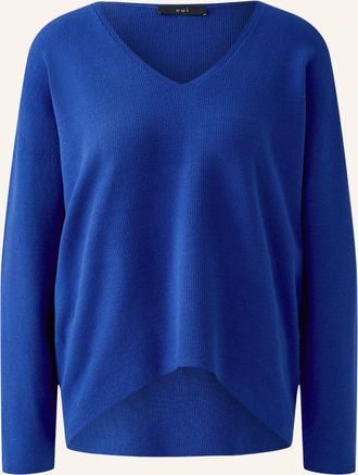 Oui Pullover blau
