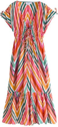 Next Strandkleid Langer Strandkaftan aus 100 % Baumwolle (1-tlg)