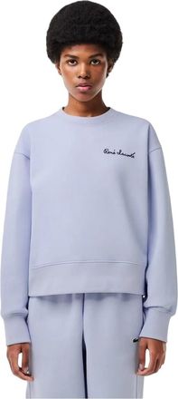 Lacoste Sweatshirt f&uuml;r Damen, leger (Blau)