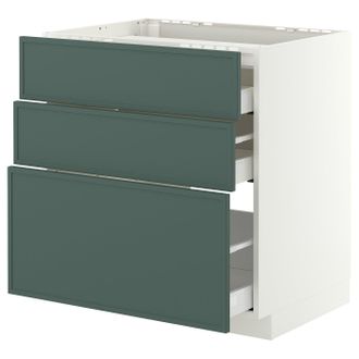 IKEA METOD / MAXIMERA Unterschr.f Kochf/3 Fronten/3Sch