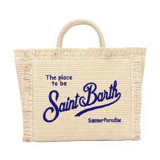 MC2 Saint Barth Femme, Sacs, Multicolore, Taille: ONE Size Straw Collette Bag