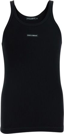 Dolce & Gabbana Homme, Tops, Noir, Taille: L Rip Tanktop
