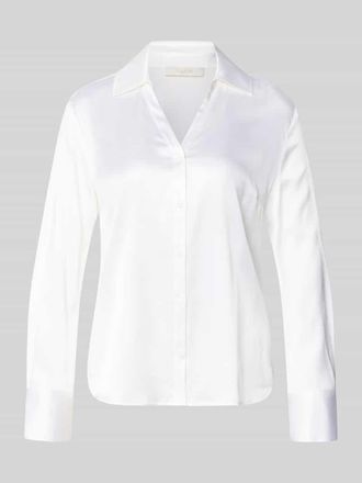 Herzen&rsquo;s Angelegenheit Bluse aus Satin mit V-Ausschnitt