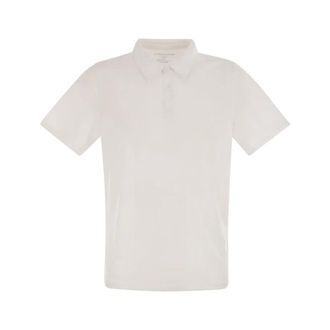 Majestic Filatures Homme, Tops, Blanc, Taille: XL Polo Manches Courtes