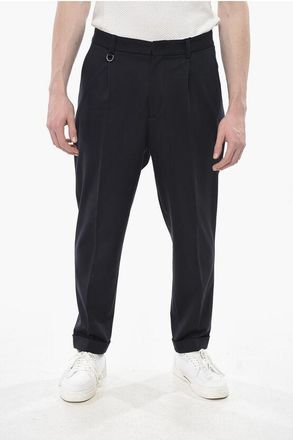 Paolo Pecora DUOMO Jersey Chino Trousers with Single Pleat size 54