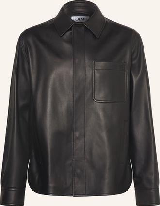 Loewe Lederjacke schwarz