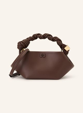 Ganni Schultertasche Bou Bag Mini braun