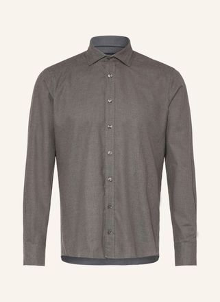 Strokesman's Strokesmans Flanellhemd Regular Fit grau