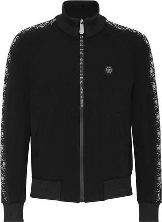 Philipp Plein Homme, Sweatshirts et sweats &agrave; capuche, Noir, Taille: M Jogging Jacket Skull